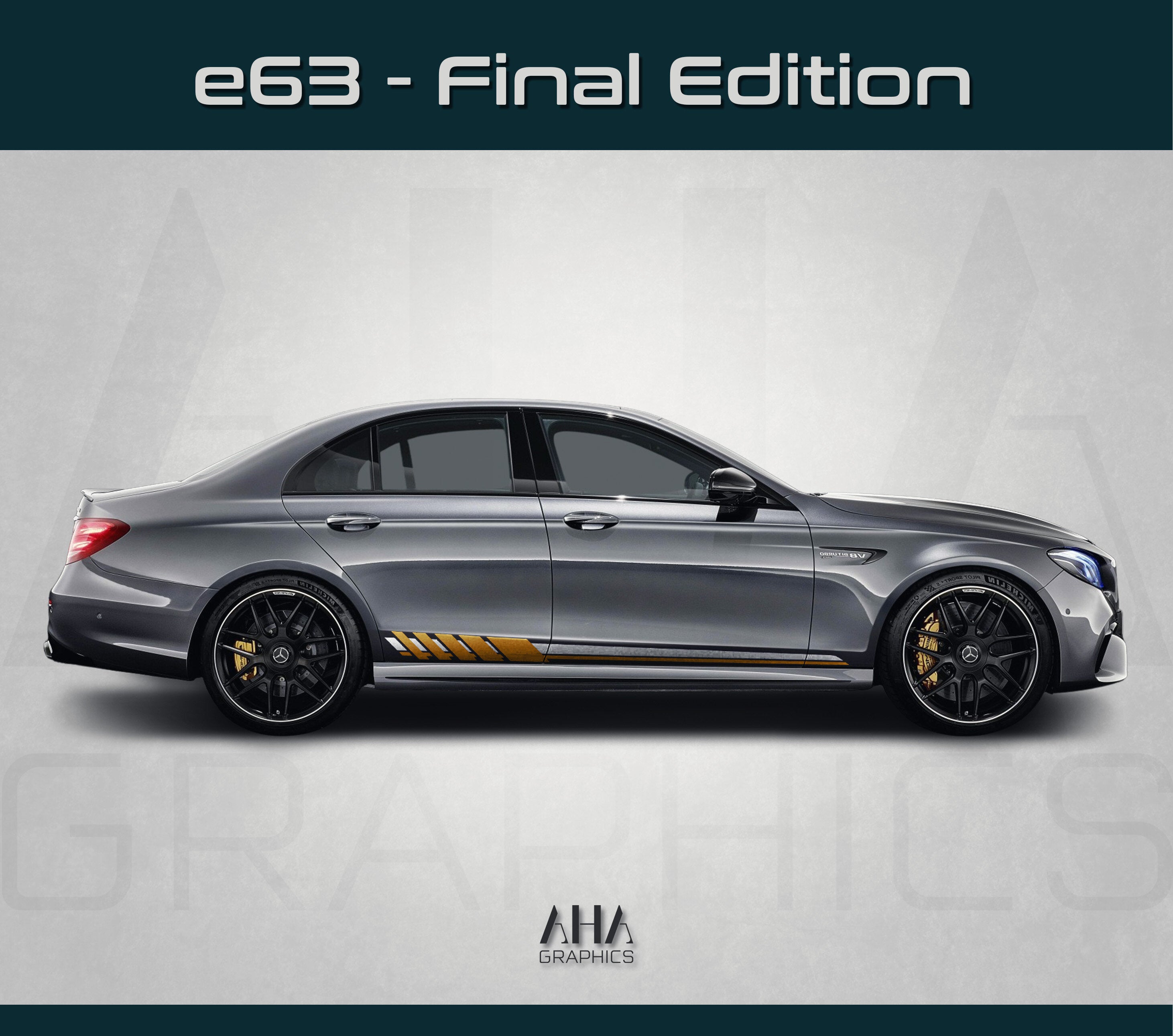 Mercedes AMG E63 Final Edition Side Stripes Decals – AHA Graphics