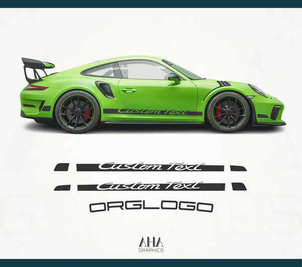 991.2 911 GT3RS Side Stripes Wing Decals – AHA Graphics