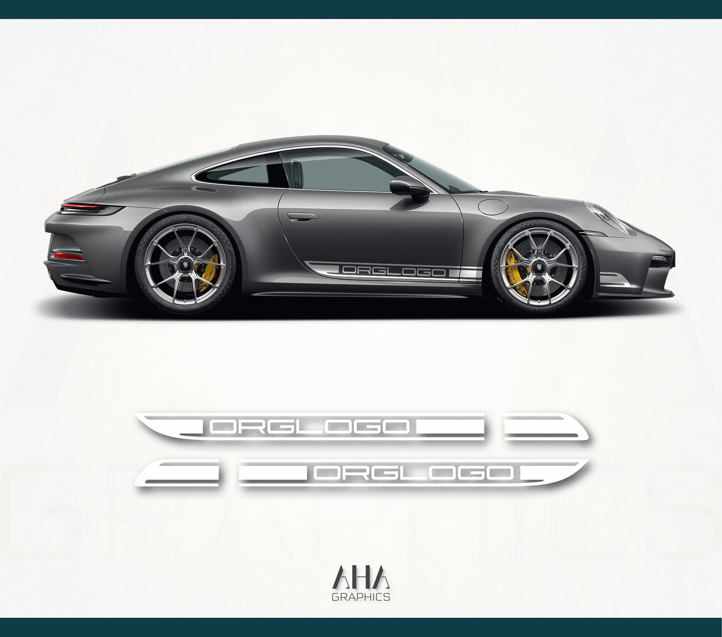 992 911 Side Stripes Decals – AHA Graphics