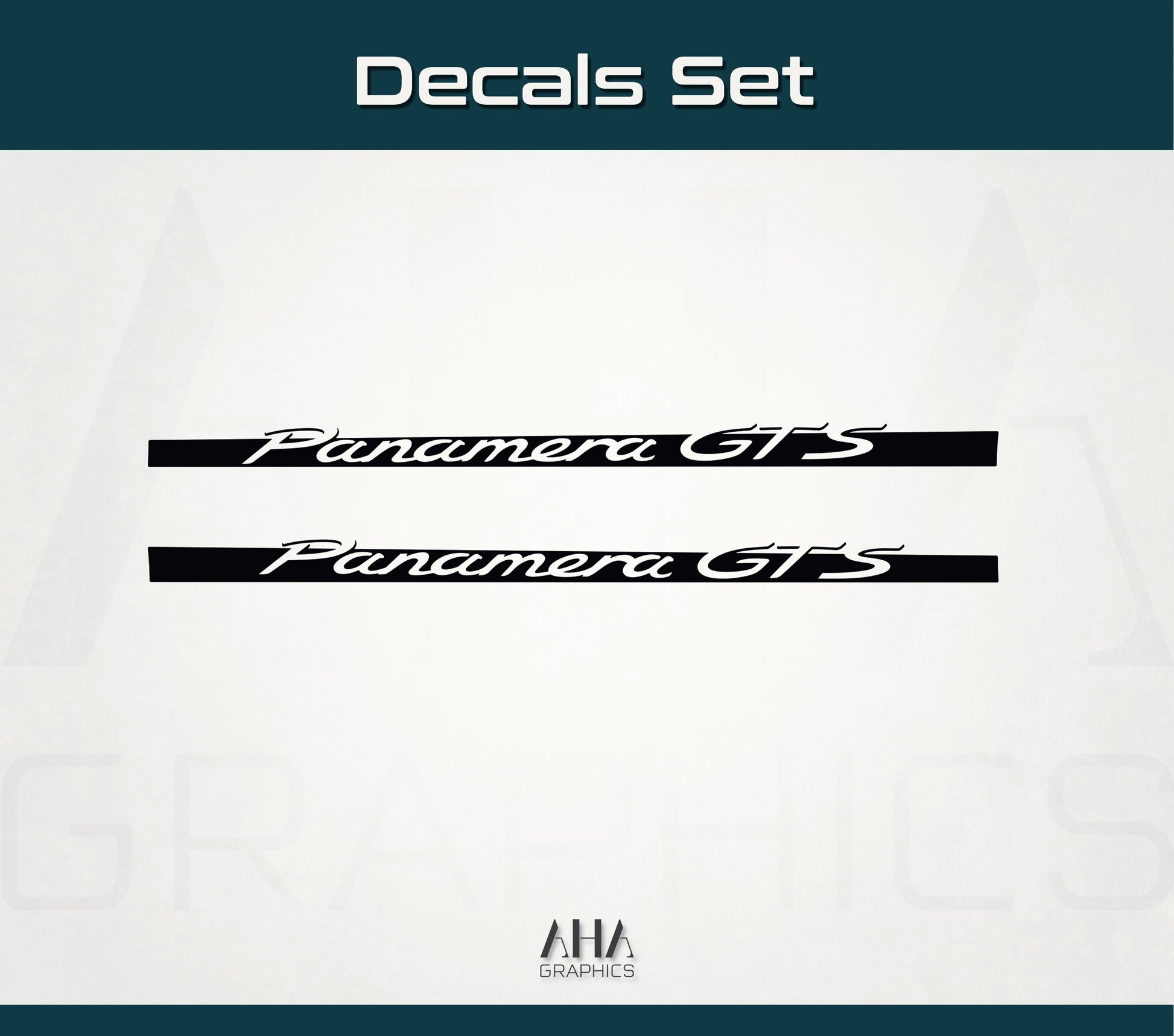 Porsche Panamera GTS Side Stripes Decals – AHA Graphics