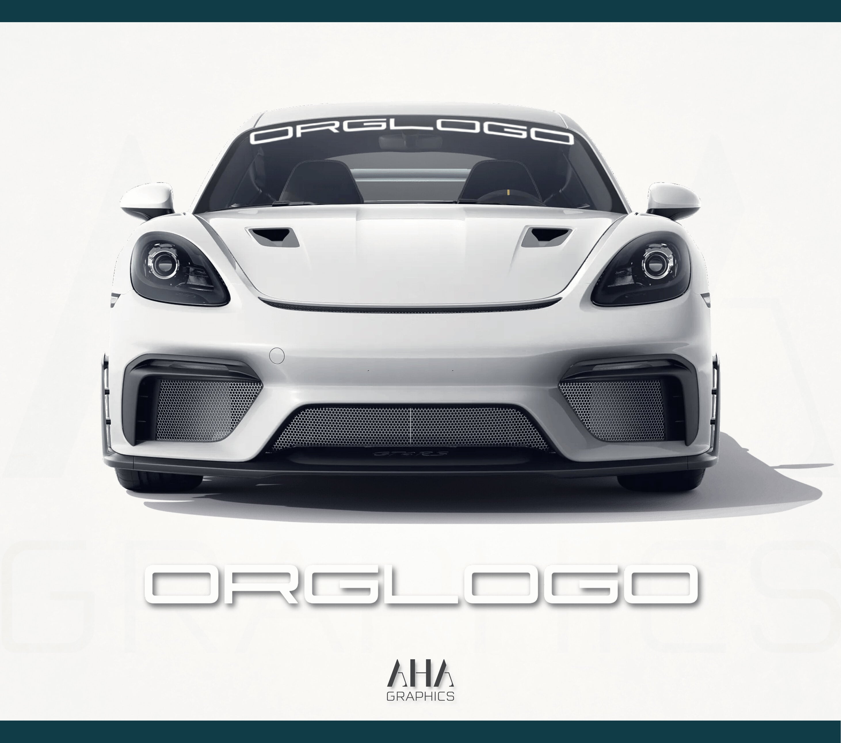 718 GT4 GT4RS Windscreen Decal – AHA Graphics