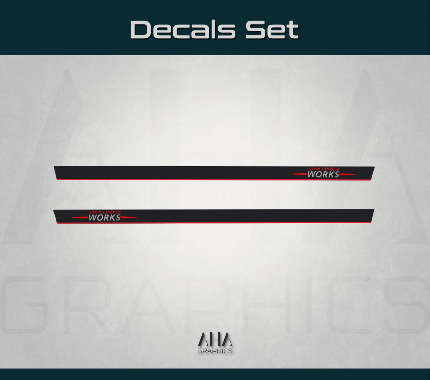 Side Stripes Decals for Mini Clubman JCW Mini John Cooper Works – AHA ...