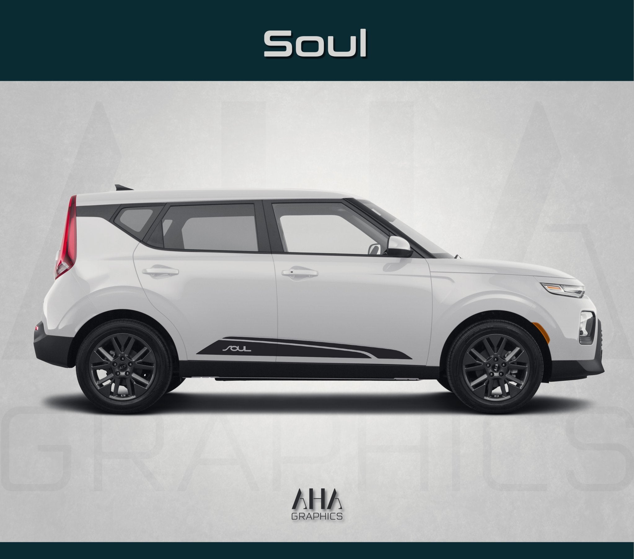 KIA Soul Side Stripes Decals – AHA Graphics