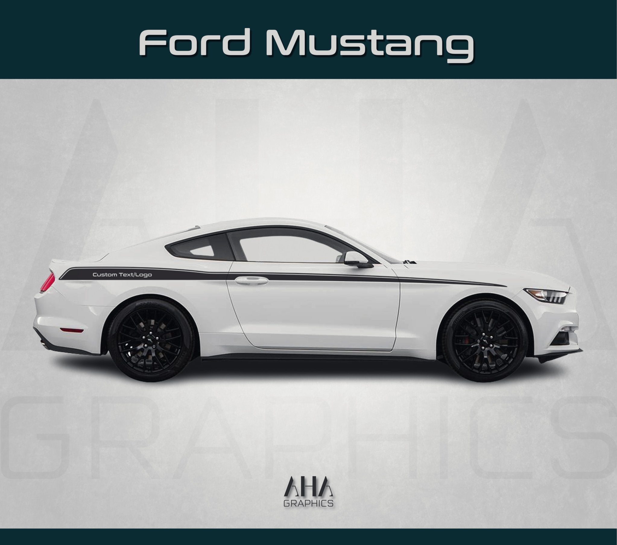 Side Stripes Decals for Ford Mustang Shelby GT 5.0 Cobra – AHA Graphics