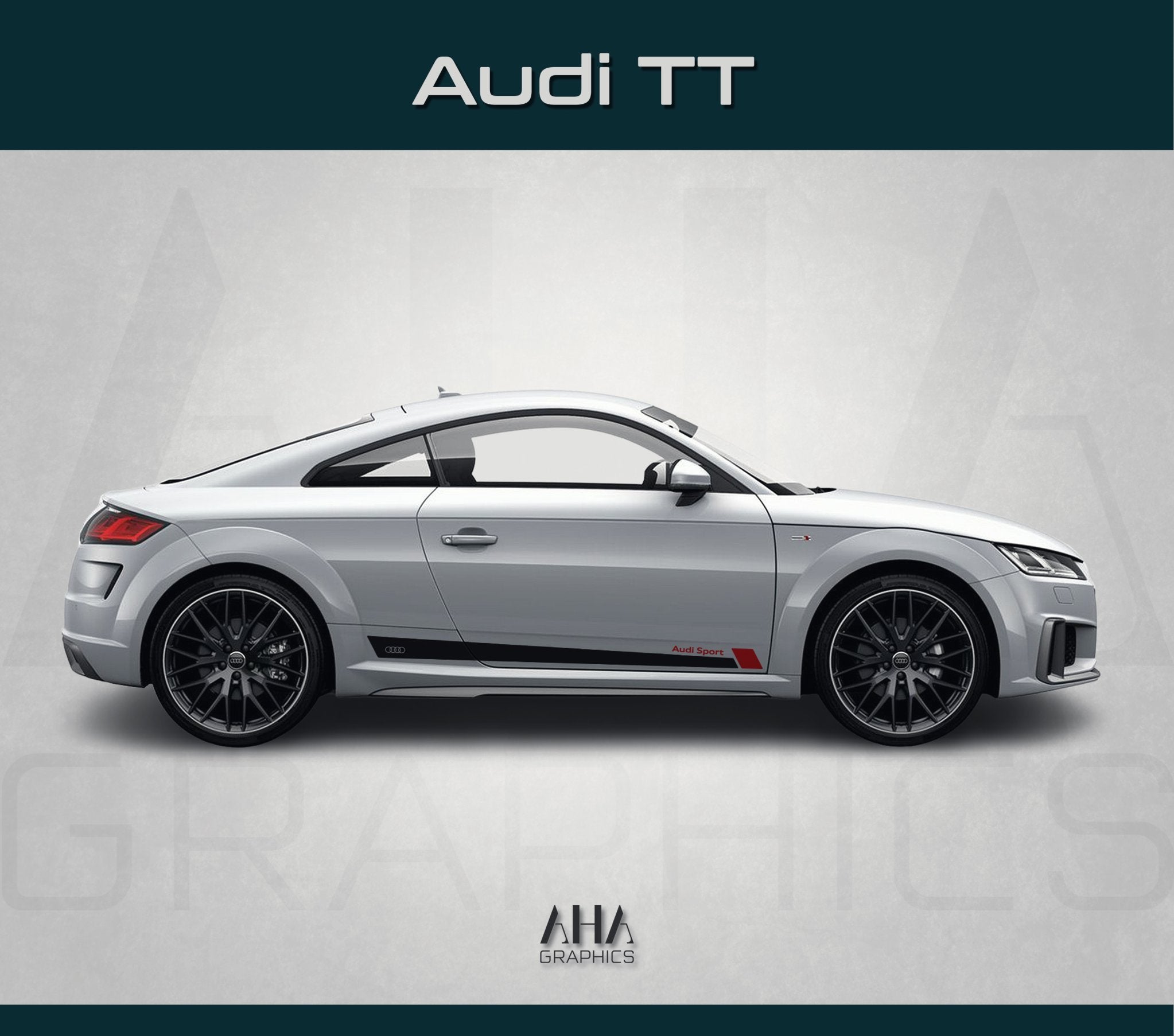 Side Stripes Decals for Audi TT RS Audi TT Side Graphics Decals – AHA ...