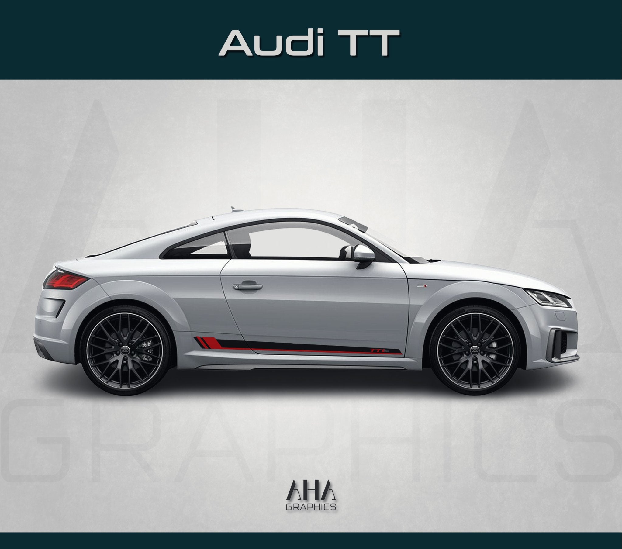 Side Stripes Decals for Audi TT RS Audi TT Side Graphics Decals – AHA ...