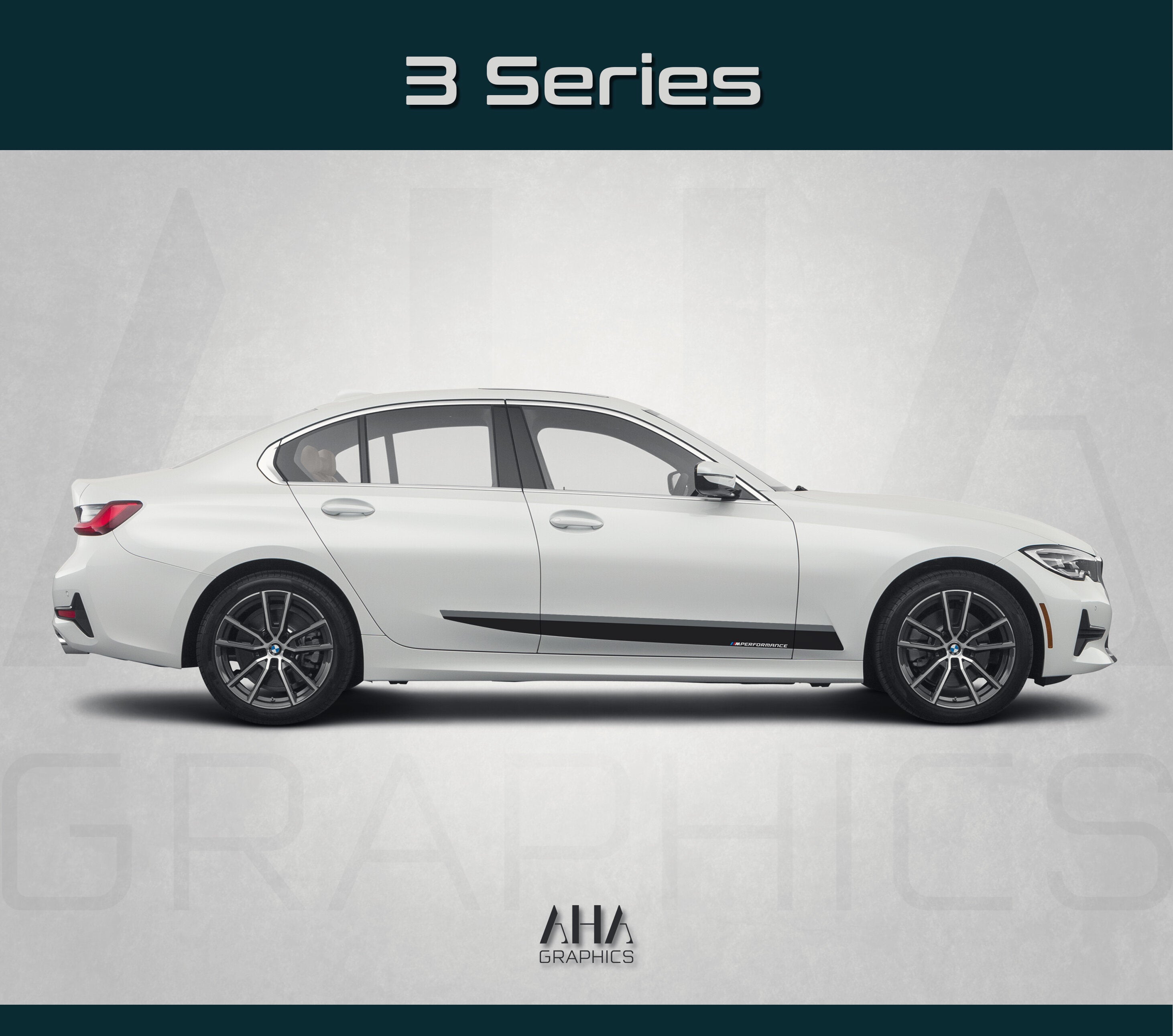 Side Stripes Decals for BMW 3 Series – AHA Graphics