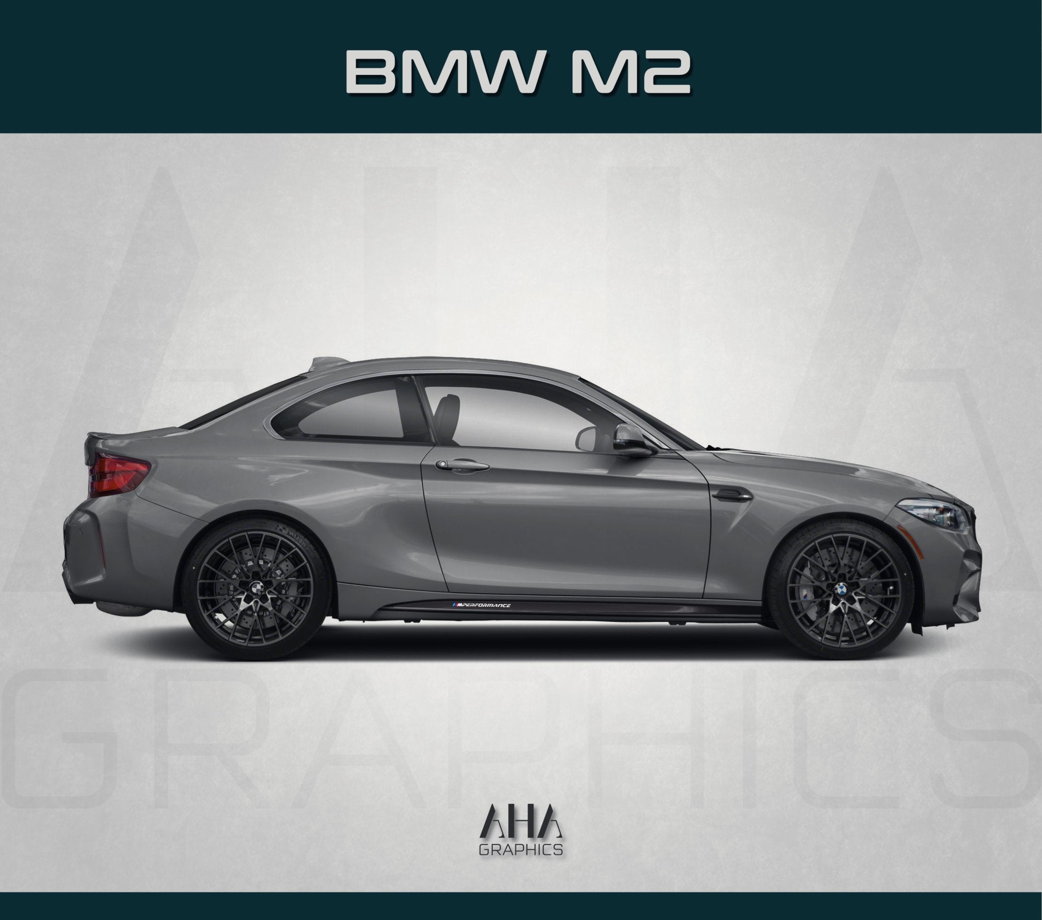 Side Stripes Decals for BMW M2 M Power M Performance Side Graphics ...
