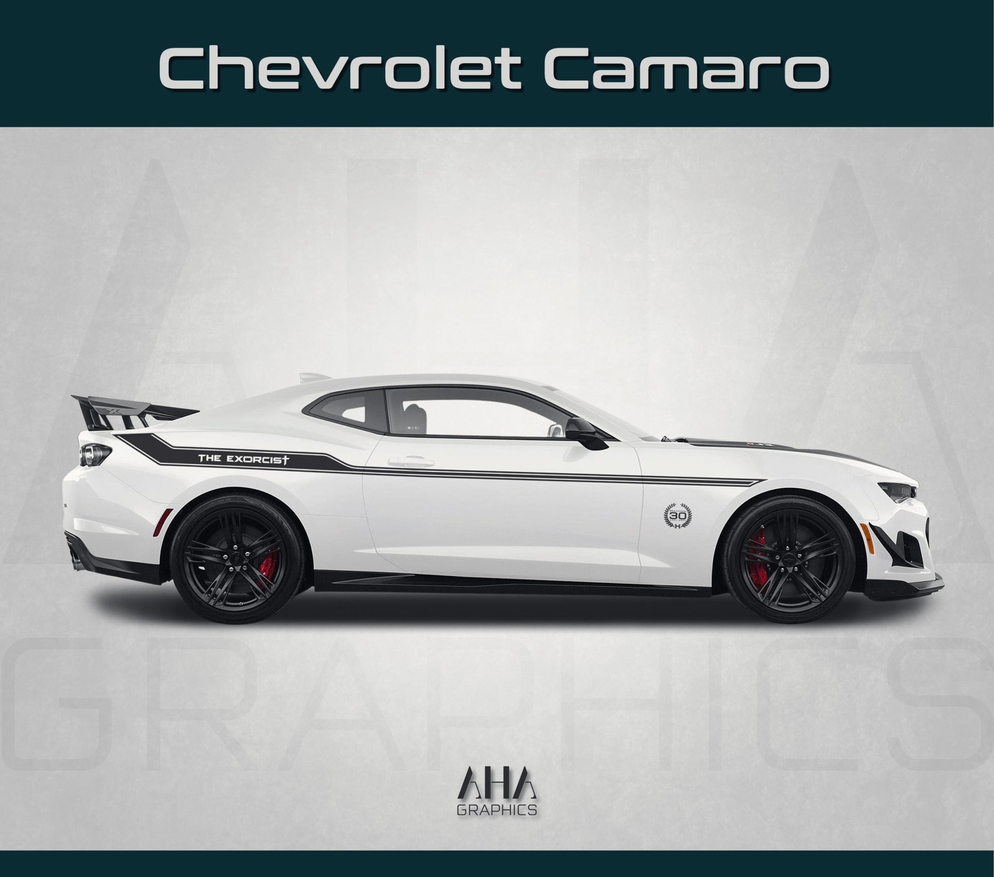 Side Stripes Decals for Chevrolet Camaro THE EXORCIST – AHA Graphics