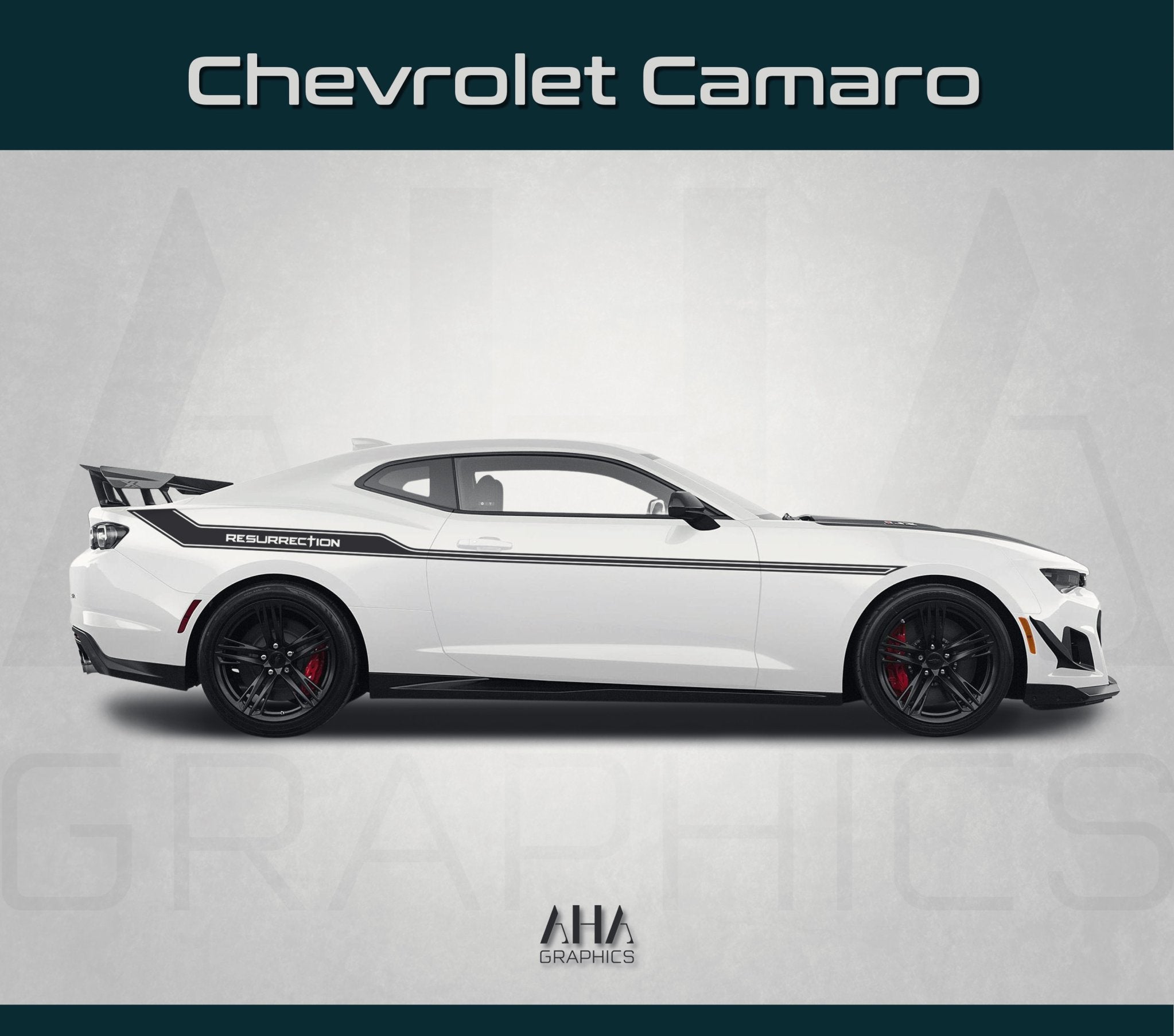 Side Stripes Decals for Chevrolet Camaro RESURRECTION – AHA Graphics