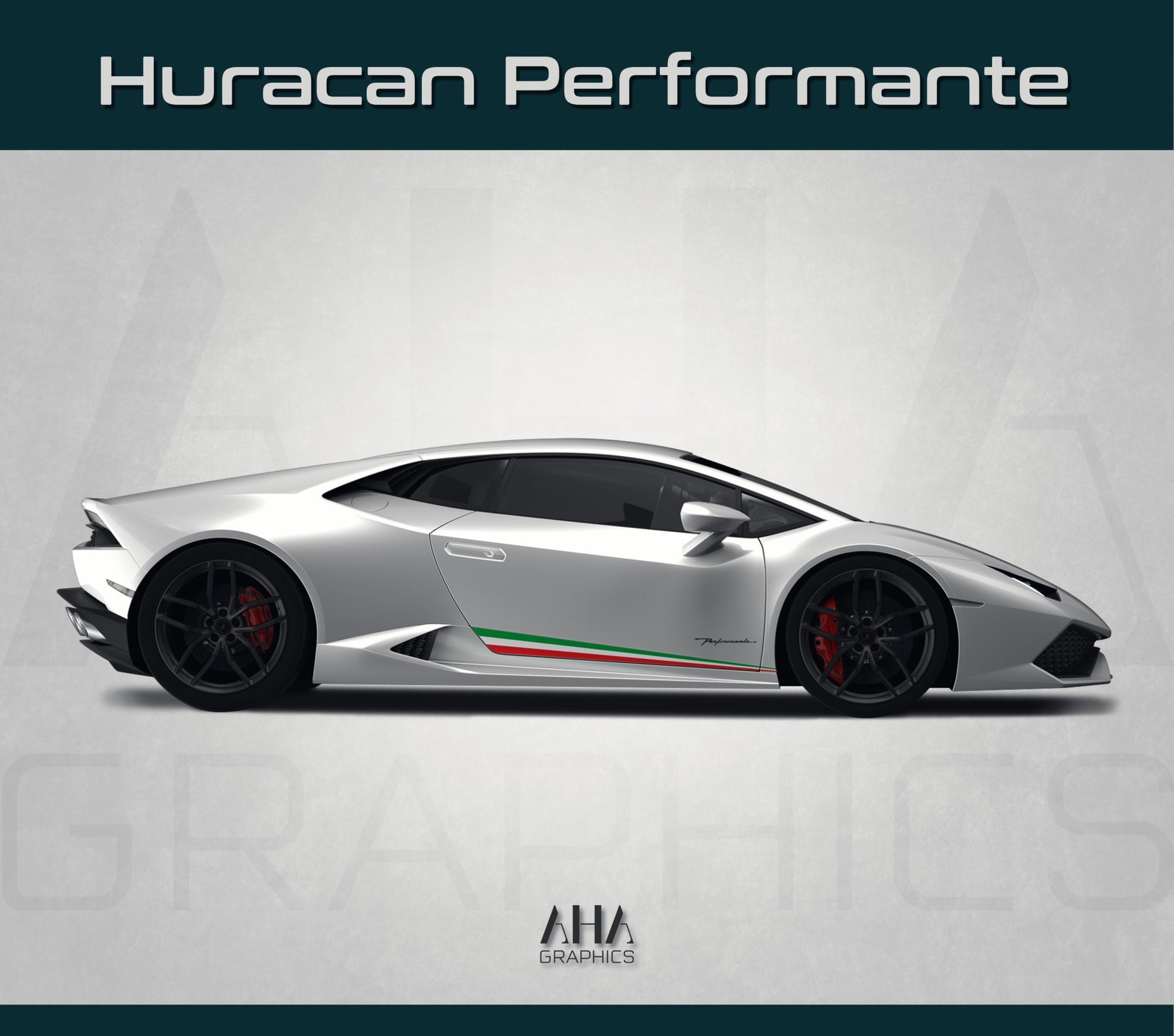 Lamborghini Huracan Performante Side Stripes – AHA Graphics