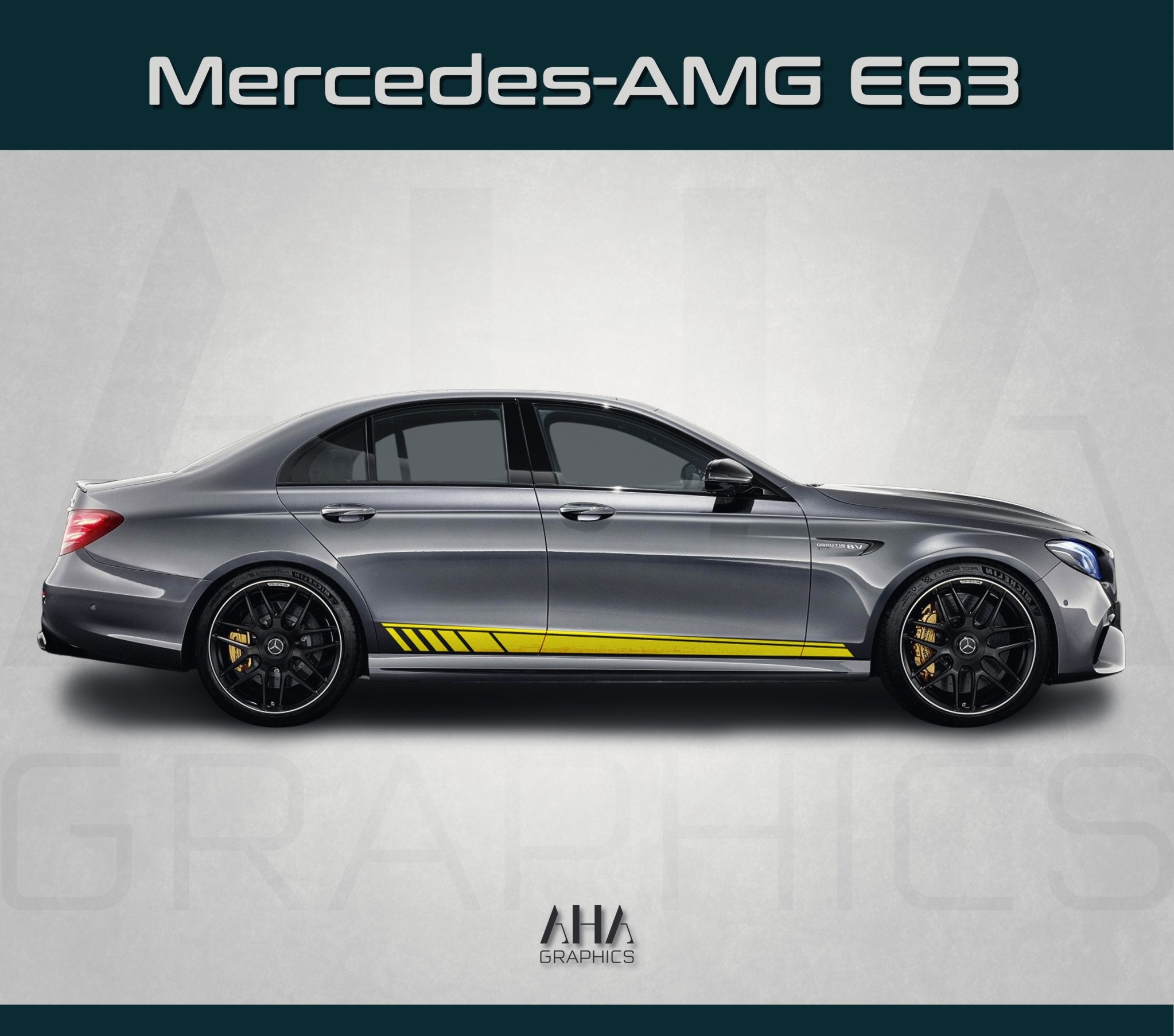 Side Stripes Decals for Mercedes AMG E63 Mercedes Benz E Class – AHA ...