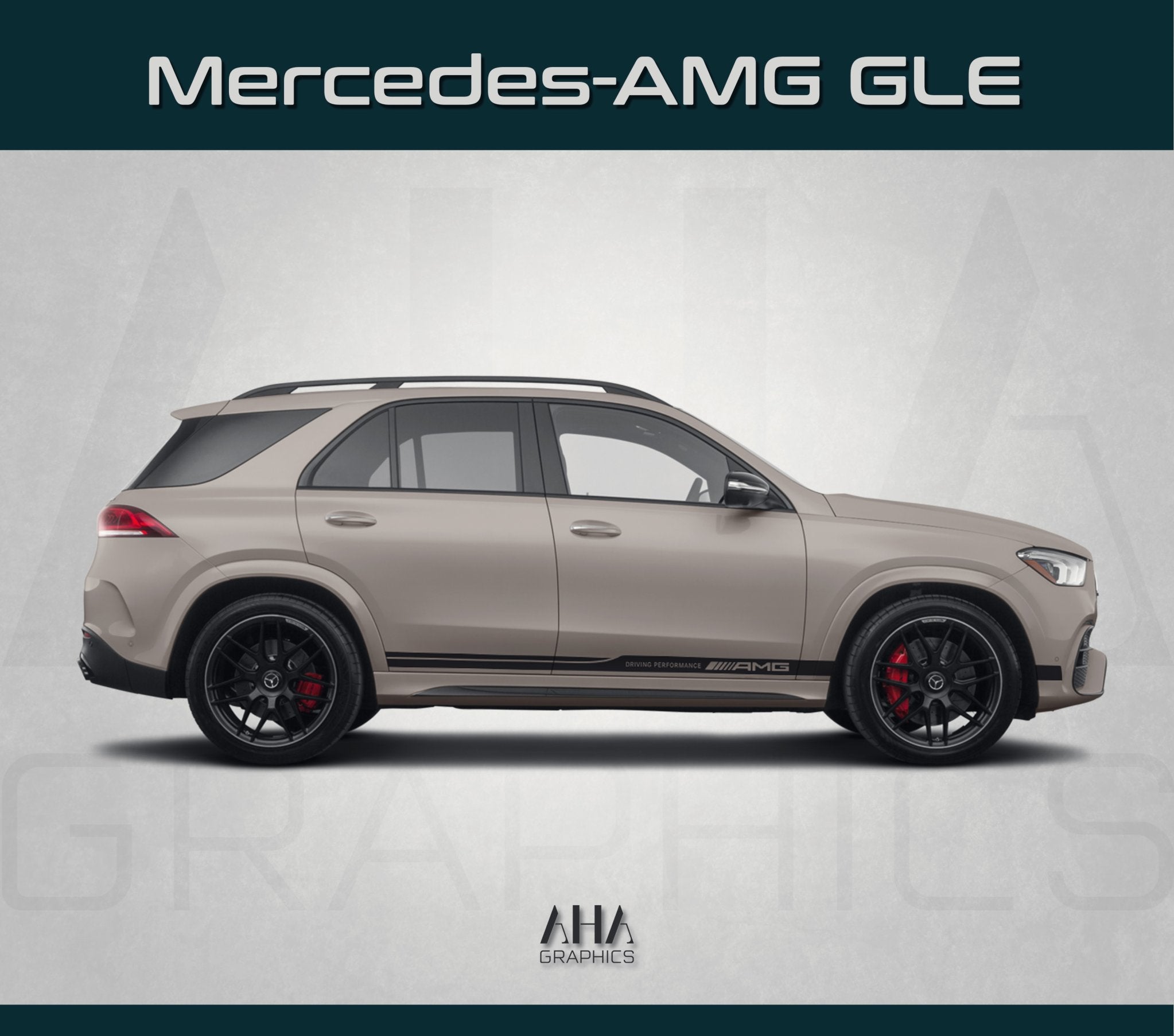Side Stripes Decals for Mercedes AMG GLE53 GLE63 Mercedes Benz GLE ...