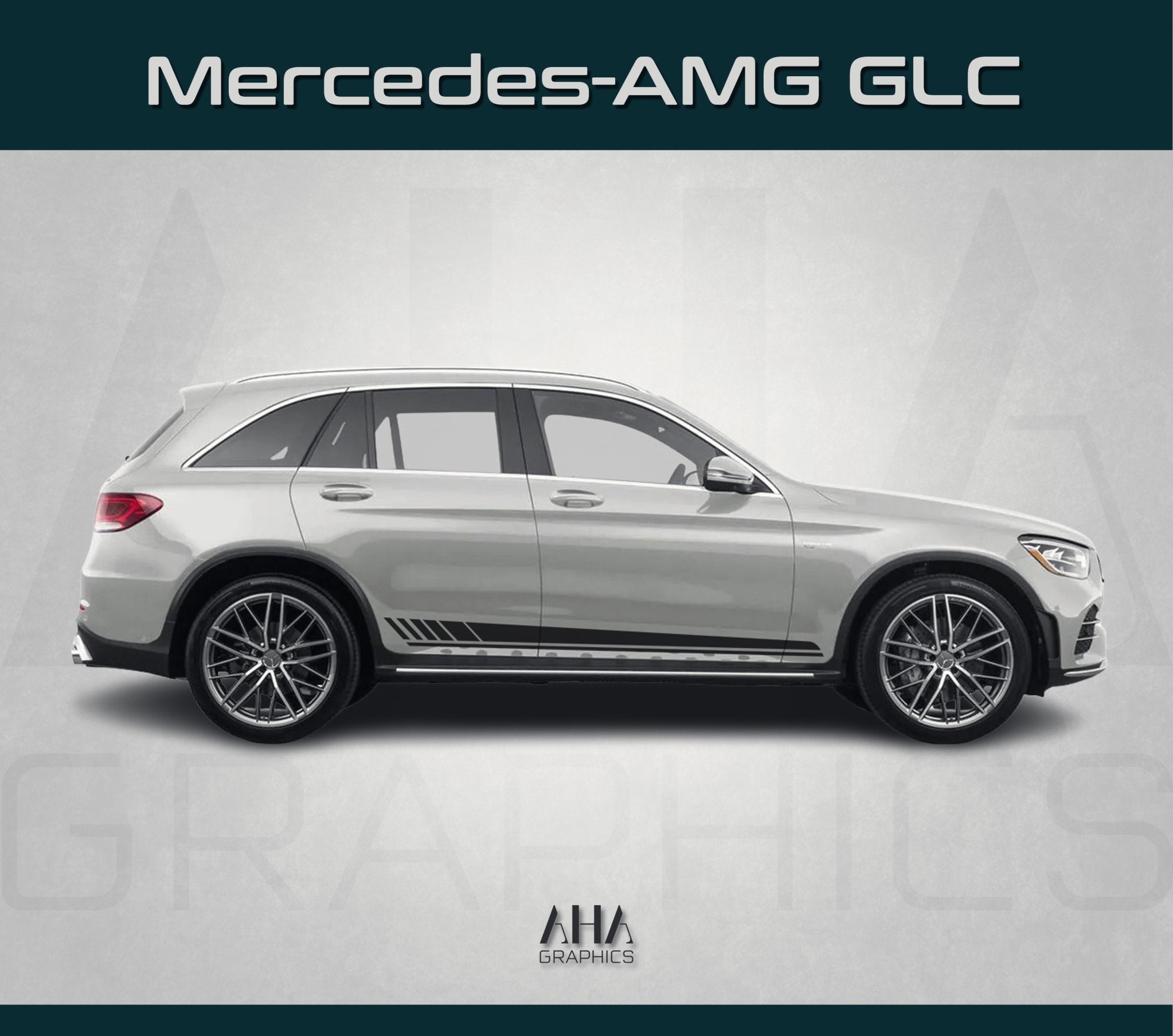 Side Stripes Decals for Mercedes AMG GLC63 Mercedes Benz GLC – AHA Graphics