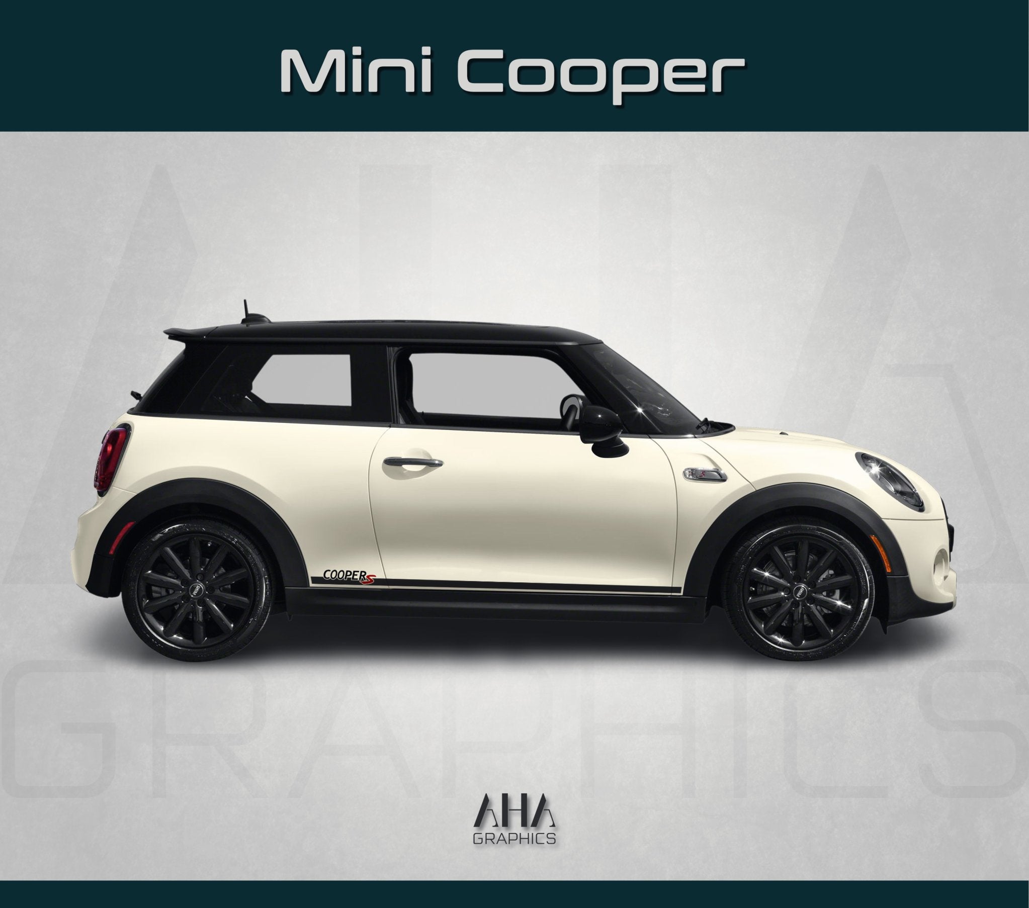 Side Stripes Decals for Mini Cooper S Mini Cooper – AHA Graphics